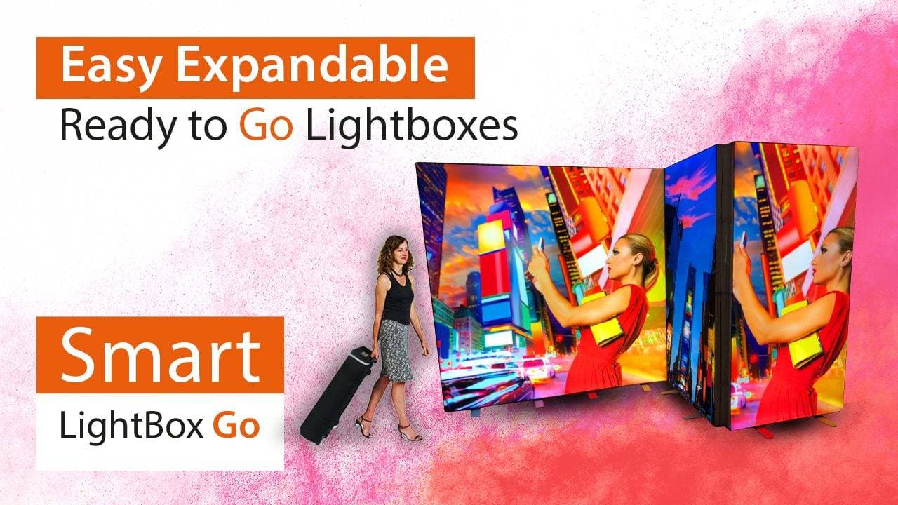 Smart Lightbox Go | Mobiele LED Lichtkasten & Lichtwanden