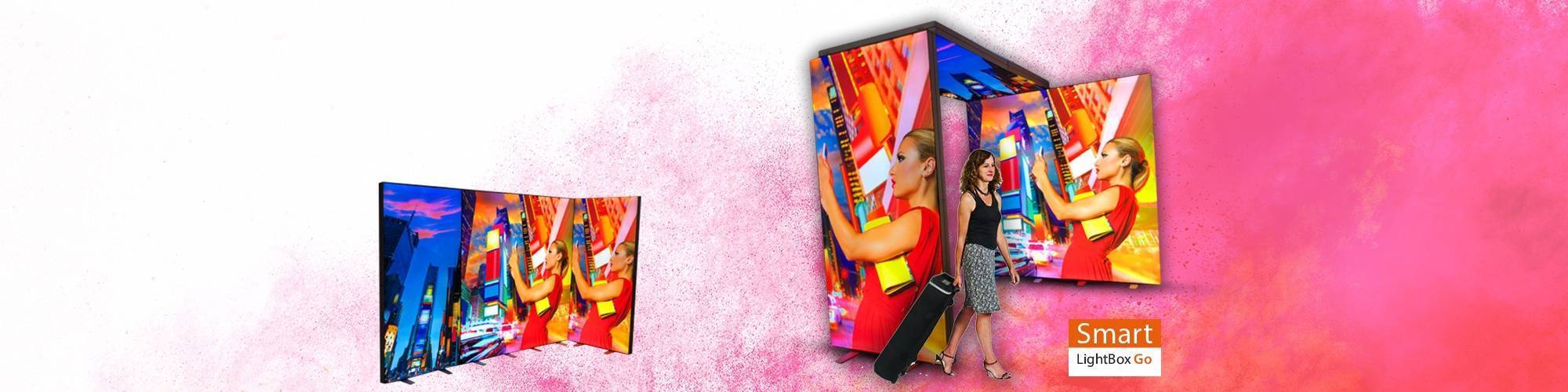 Smart Lightbox Go | Mobiele LED lichtkasten & lichtwanden